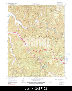 Slade, Kentucky, map 1966, 1:24000, United States of America by ...