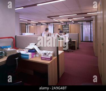 1982 Leeds Office interiors, West Yorkshire, Northern England, UK Stock ...