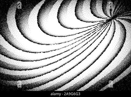 Abstract sun rays with dotwork retro or tattoo style Stock Vector Image ...