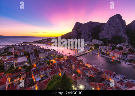 A beautiful view of the Cetina river in Omis, Croatia Stock Photo - Alamy