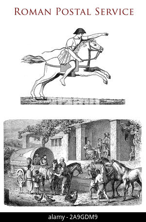Horse Roman rider horseman Rome roman italy Italian Museum Stock Photo ...