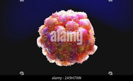 Cancer cells dividing, illustration Stock Photo - Alamy