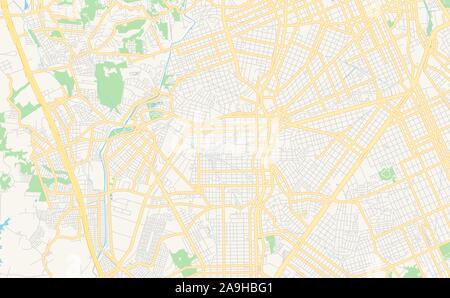 Urban vector city map of Curitiba, Brazil Stock Vector Image & Art - Alamy