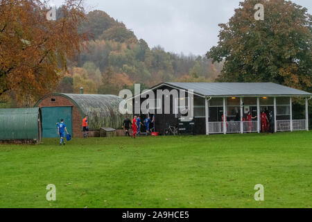 Brecon, Wales 2 November 2019. Football: Brecon Northcote vs Brecon ...
