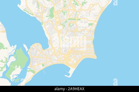 Urban vector city map of Maceio, Brazil Stock Vector Image & Art - Alamy