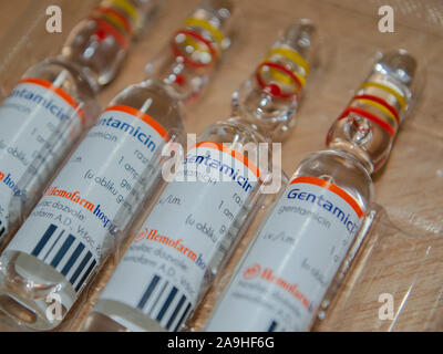 Gentamicin ampoules Stock Photo - Alamy