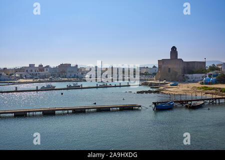 Villanova Castle And Harbour At Villanova A Mare Ostuni Puglia Italy ...