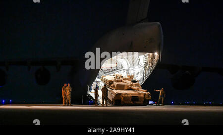 Fire department in Kuwait. Fire engine truck on the Kuwaiti map. 3D ...