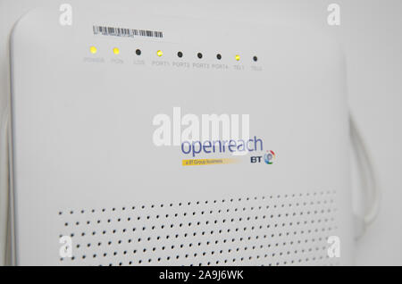 A BT Openreach Fibre Modem Inside A Residential Property, 58% OFF