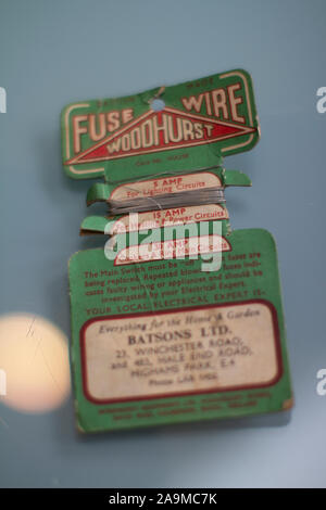 Fuse wire card for electrical circuits, and ongoing repairs to old ...