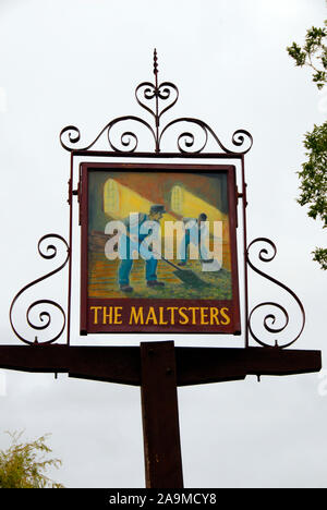 Ranworth sign, Norfolk, UK Stock Photo - Alamy
