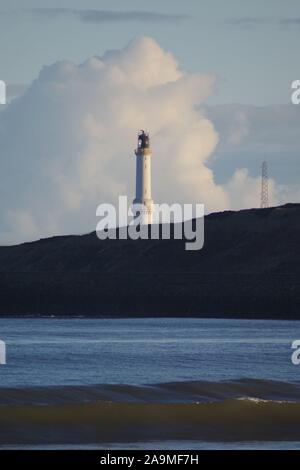 Girdleness Lighthouse in Aberdeen, Scotland Stock Photo - Alamy