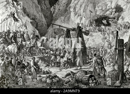 History of Spain. Battle of Covadonga. First Christian victory in the ...