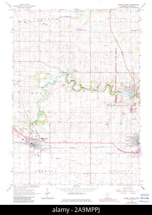 Map of Dodge in Minnesota Stock Photo - Alamy