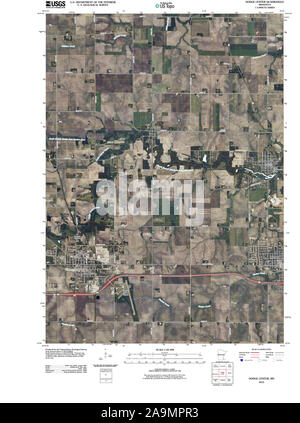 Map of Dodge in Minnesota Stock Photo - Alamy