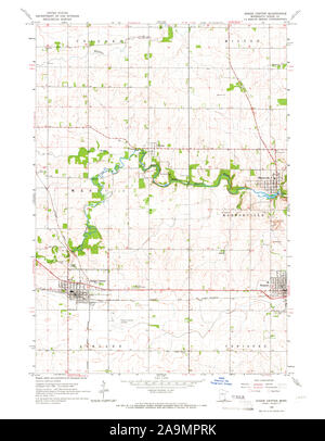 Map of Dodge in Minnesota Stock Photo - Alamy