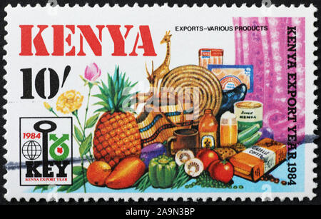 Kenya Postage Stamp Stock Photo - Alamy