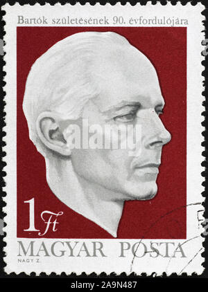 Bela Bartok - portrait of Hungarian composer in 1910. 1881-1945 Stock Photo - Alamy