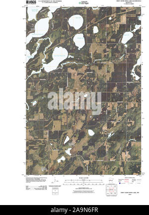 Map of Crow Wing in Minnesota Stock Photo - Alamy