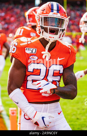 Clemson Tigers cornerback Sheridan Jones (26) during the NCAA college ...