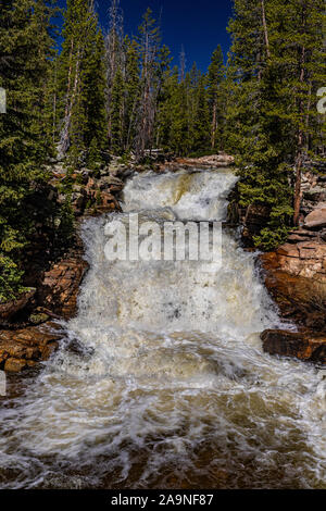 Provo River Falls is a series of waterfalls in Utah's Wasatch National ...