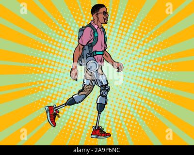 legless african man disabled veteran in a wheelchair Stock Vector Image ...