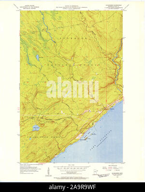 Schroeder, Minnesota, map 1955, 1:24000, United States of America by ...