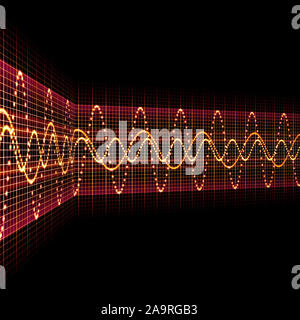 An image of a nice sound wave background Stock Photo - Alamy