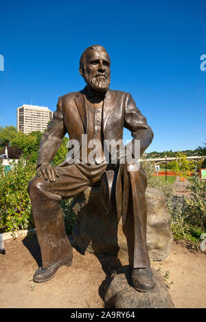 Bronze statues of the Founding Fathers in Signers' Hall at the National ...