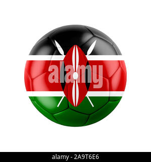 Kenya soccer ball football 3d illustration Stock Photo - Alamy