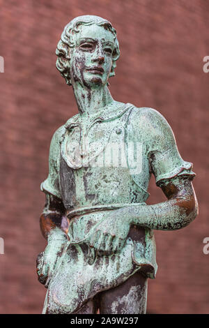 "Molder boy" bronze sculpture by the sculptor W. Hoselmann (1890-1978 ...