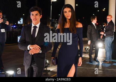 Spain. 18th Nov, 2019. Marc Marquez and his girlfriend Lucia Rivero ...