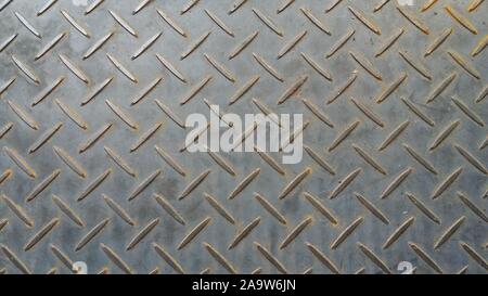 checker plate floor surface texture steel grip metal grating Stock ...