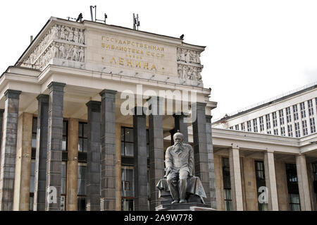The Russian State Library (Lenin library), Moscow Stock Photo - Alamy