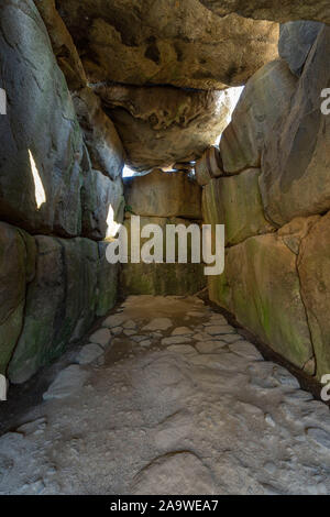 Interior of Ishibutai Kofun Tomb Stock Photo - Alamy