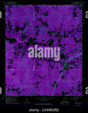 French Camp, Mississippi, map 1966, 1:24000, United States of America ...