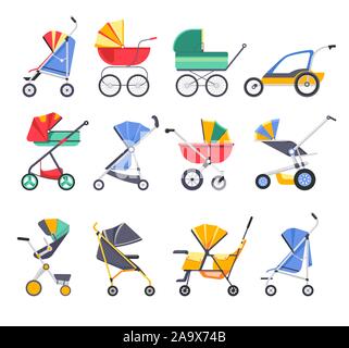 baby cart trolley isolated icon vector illustration design Stock Vector ...