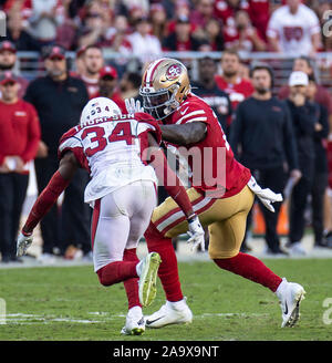 San Francisco 49ers' James Thompson Jr. (75) during NFL football ...