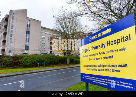 Front entrance of Sligo University Hospital, County Sligo, Ireland ...