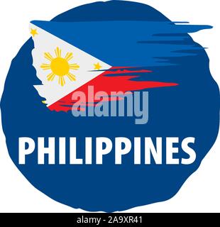 Manila in the Philippines emblem for print and web. Design features ...