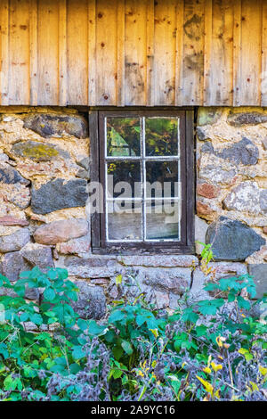 old cellar Window on an old house wall Stock Photo - Alamy