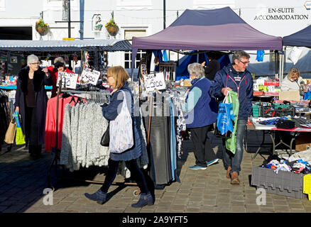 Market day in Selby, North Yorkshire, England UK Stock Photo - Alamy