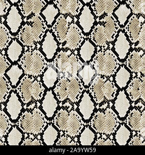 Watercolor snake skin seamless pattern. Watercolour hand painted navy ...