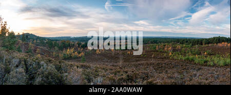 Devils Jumps Churt Sunset Stock Photo - Alamy