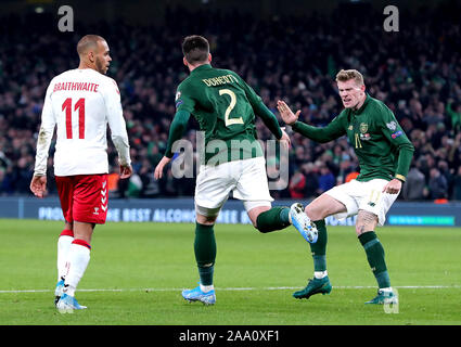 Republic of Ireland's Matt Doherty during a training session at the ...