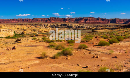 USA, Utah, Glen Canyon National Recreation Area, Hite Overlook Colorado ...