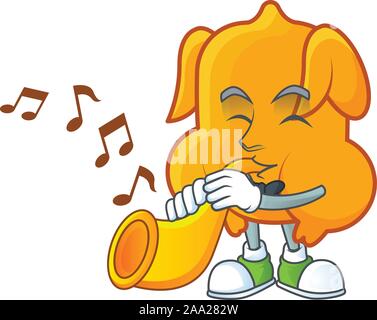 With trumpet fried chicken character cartoon Stock Vector Image & Art ...
