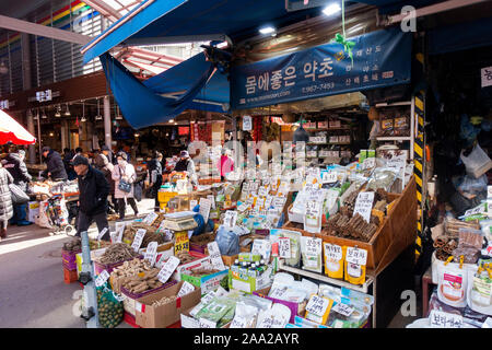Ginseng, Gyeongdong Market, largest Asian medicine market in Korea ...