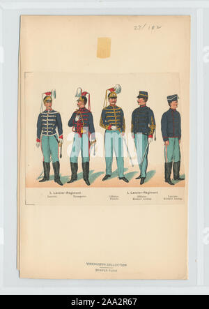 Draper Fund; 3. Lancier-Regiment, Offizier, Parade, 3. Lancier-Regiment ...