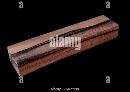 Logs of Persimmon wood beautiful pattern for crafts at the black ...